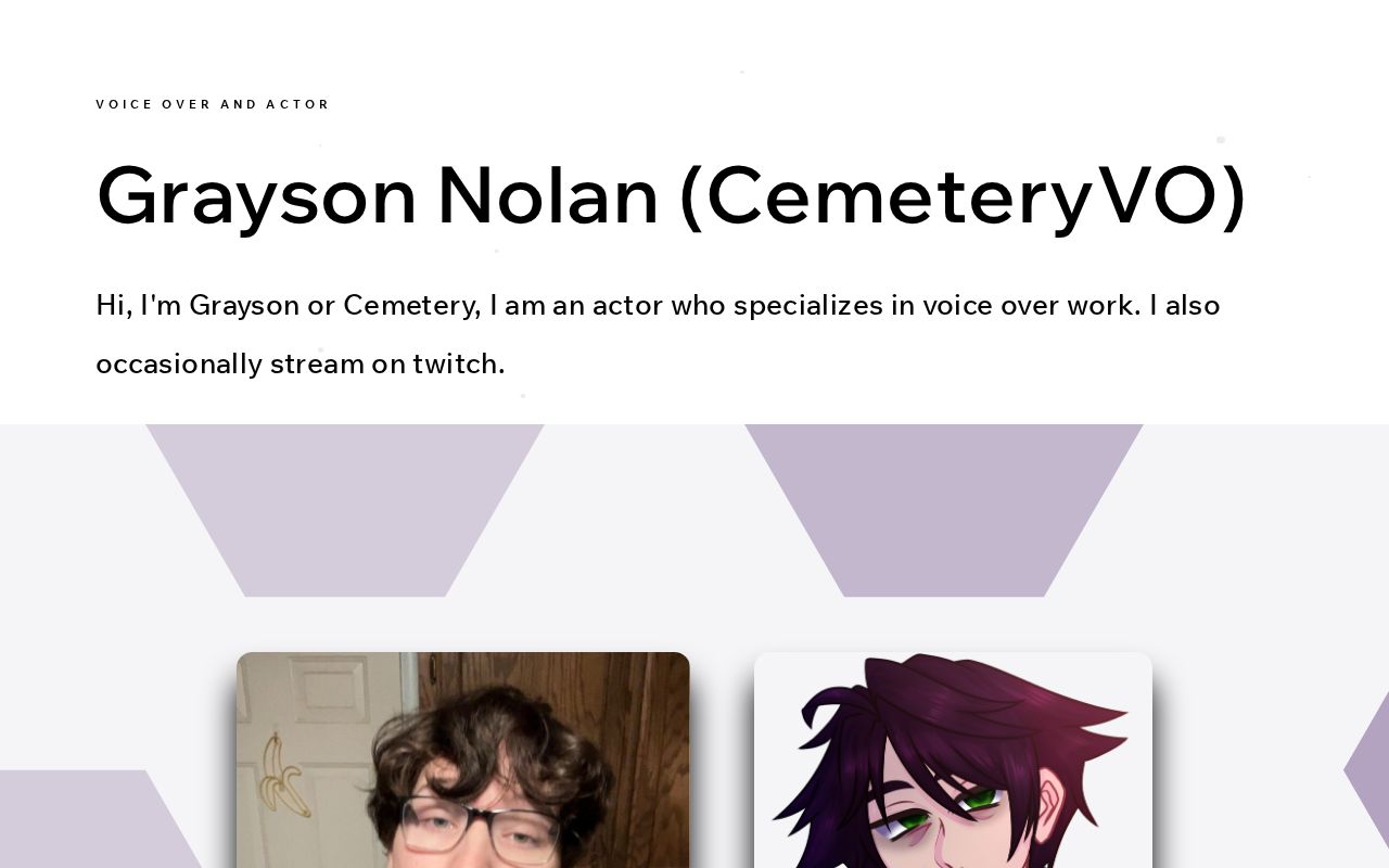 Grayson Nolan's Carrd.